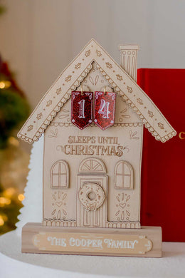 Gingerbread House Christmas Countdown – North Pole Post Co