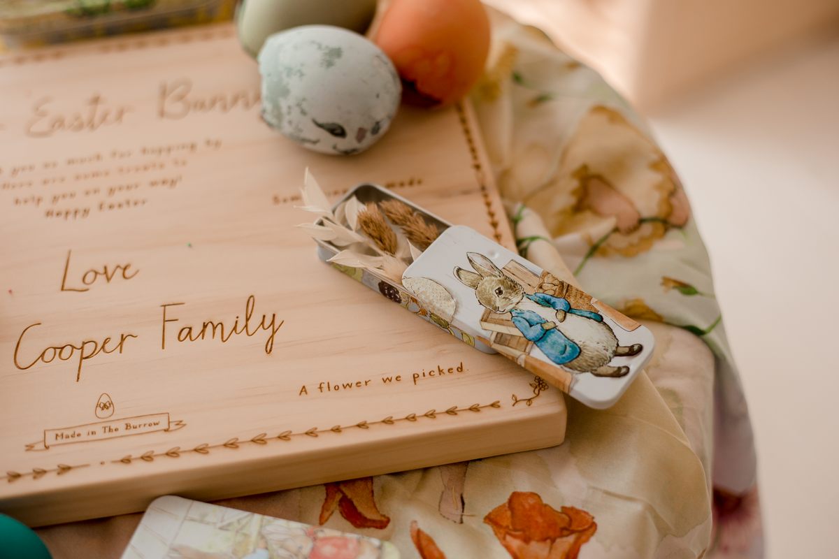 Easter Bunny Board Pine North Pole Post Co