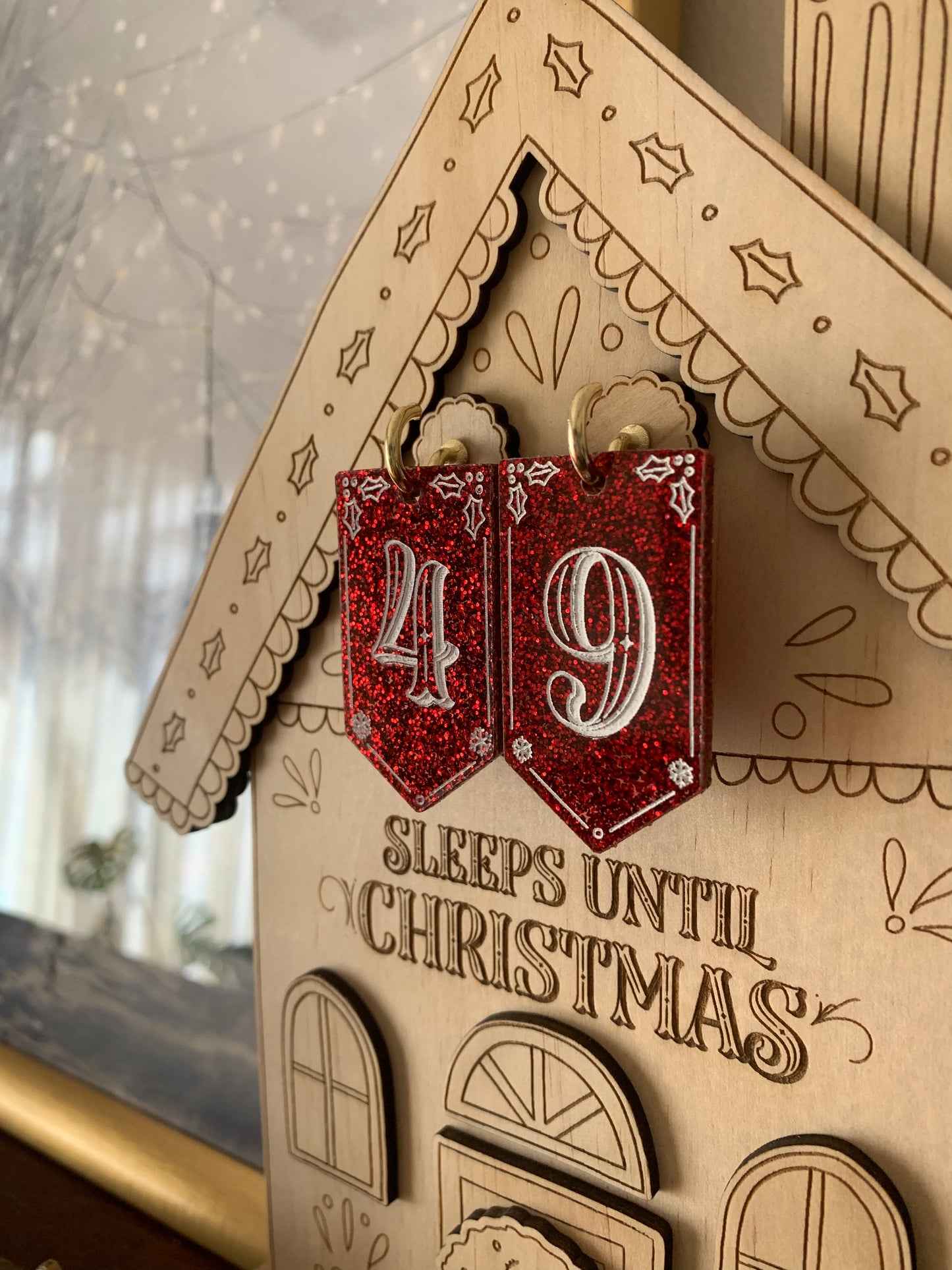 Gingerbread House Christmas Countdown – North Pole Post Co