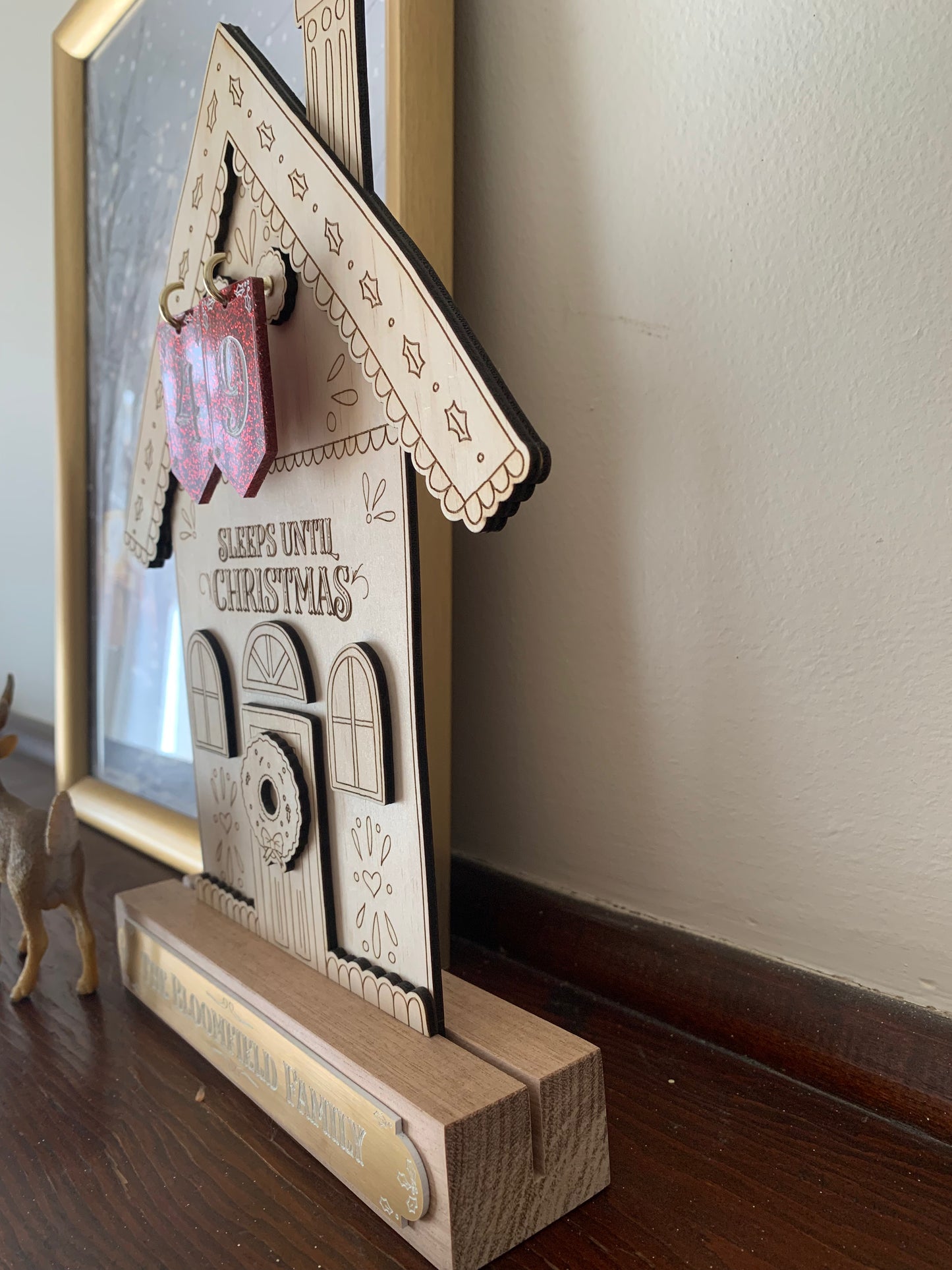 Gingerbread House Christmas Countdown – North Pole Post Co